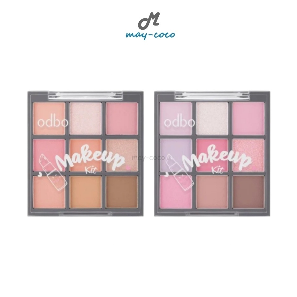 ถูก/แท้/มีไลฟ์ พาเลทท์ ODBO Makeup Kit New Version พาเลท อายแชโดว์ ฝุ่ ...