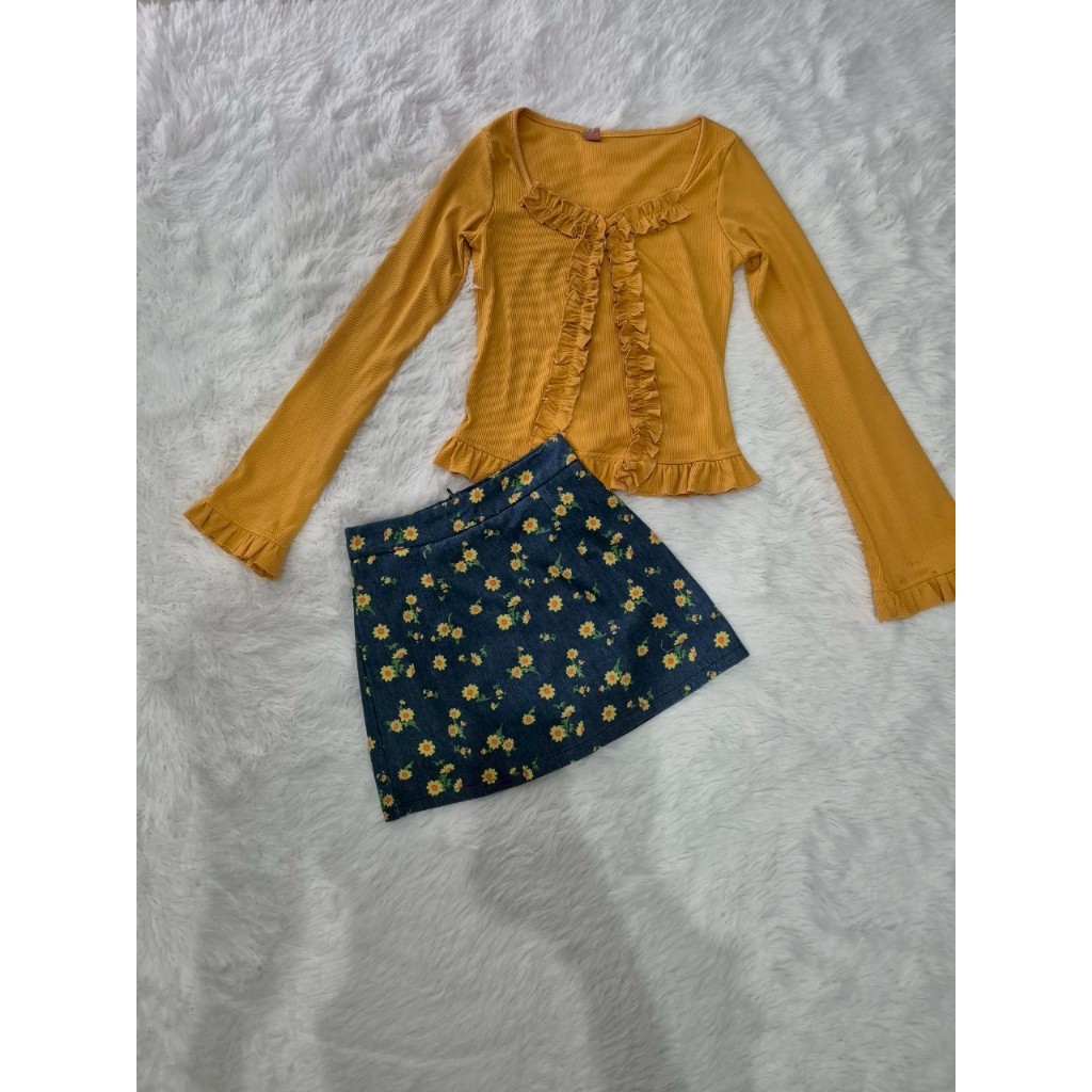 ชุดเซ็ตกระโปรงกางเกง**งานป้ายVR signager** | Shopee Thailand