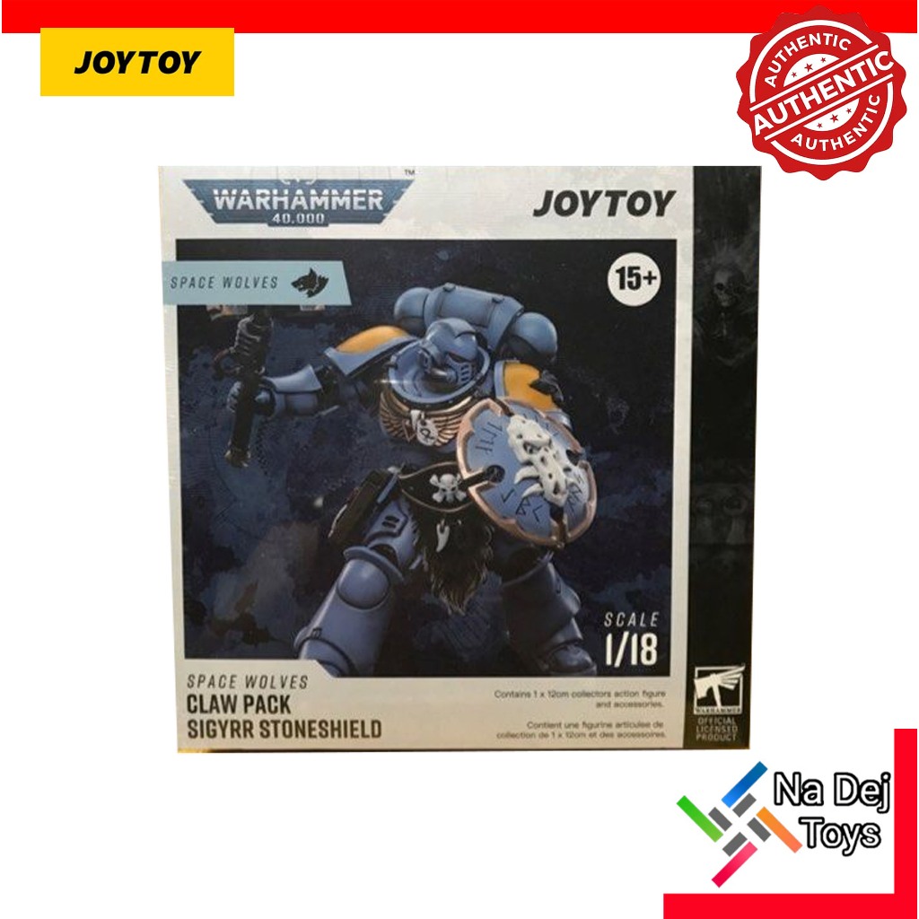 JoyToy Warhammer 40K Space Wolves Claw Pack Sigyrr Stoneshield 1/18 ...