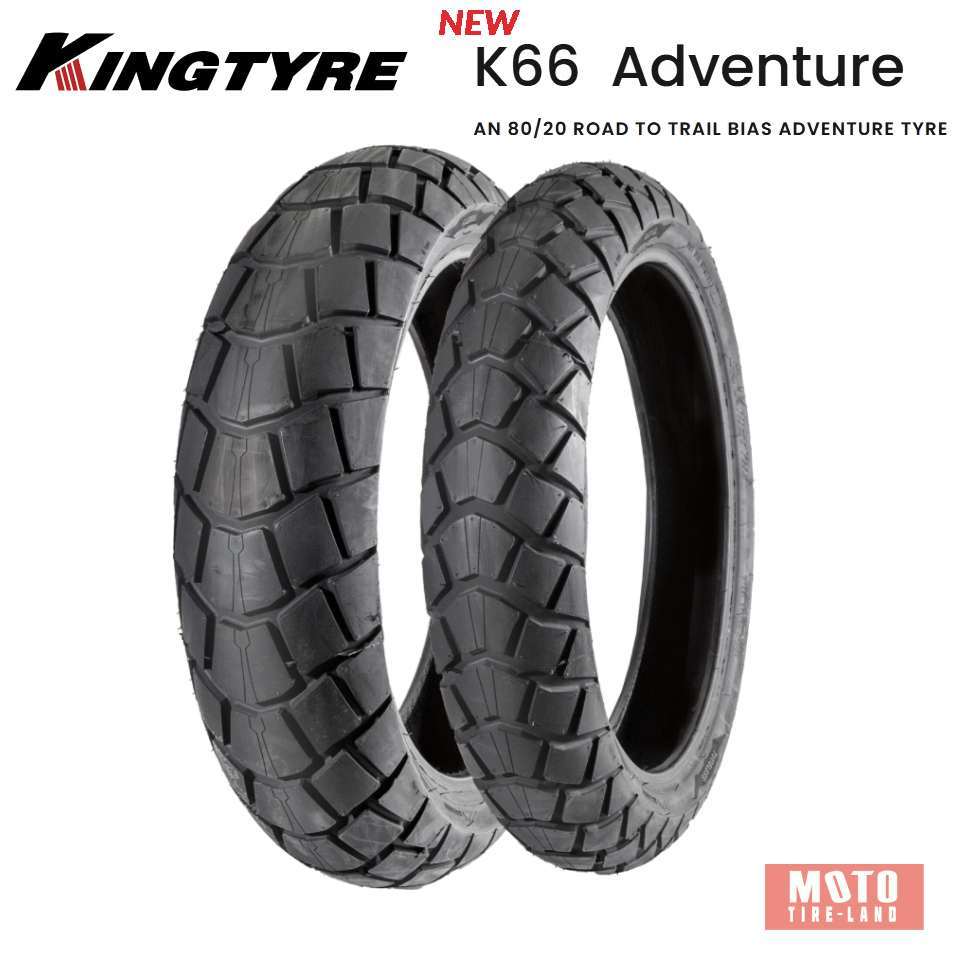 [ส่งฟรี] Kingtyre ยางมอเตอร์ไซค์ Africa twin/ CB500x /BMW R1250GS / Triumph Scrambler รุ่น K66 ...