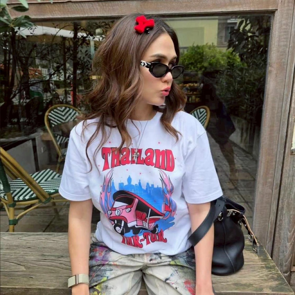 เสื้อยืด TukTuk Thailand แบรนด์RichieRich | Shopee Thailand