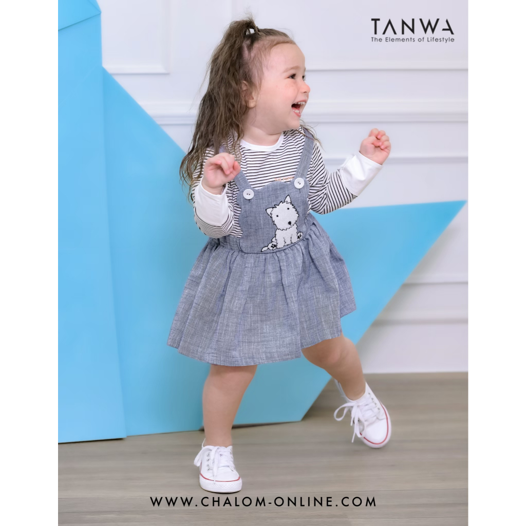 CHA-LOM : JS TP 568+569 TH ชุด Set เสื้อ+เอี๊ยมกระโปรง | Shopee Thailand