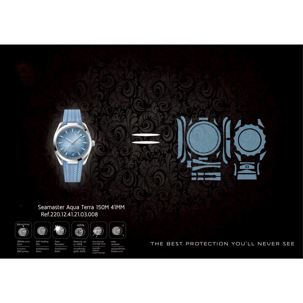 ฟิล์มกันรอยนาฬิกา Protection Film สำหรับ แบรนด์ Omega Seamaster Aqua ...