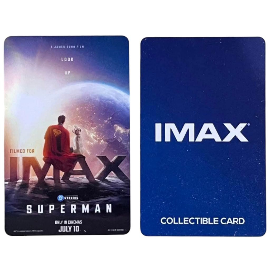 บัตรแข็ง IMAX Collectible Card Superman 2025 ซูเปอร์แมน Major Cineplex ...