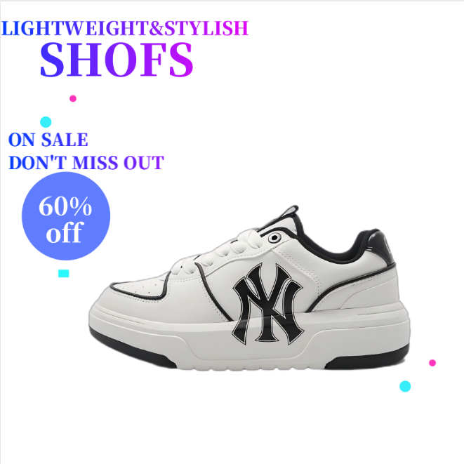 การรับประกันของแท้💯 NEW MLB Chunky Liner PU Sneakers MLB 3ASXCA12N-50WHS รองเท้าผ้าใบ | Shopee ...