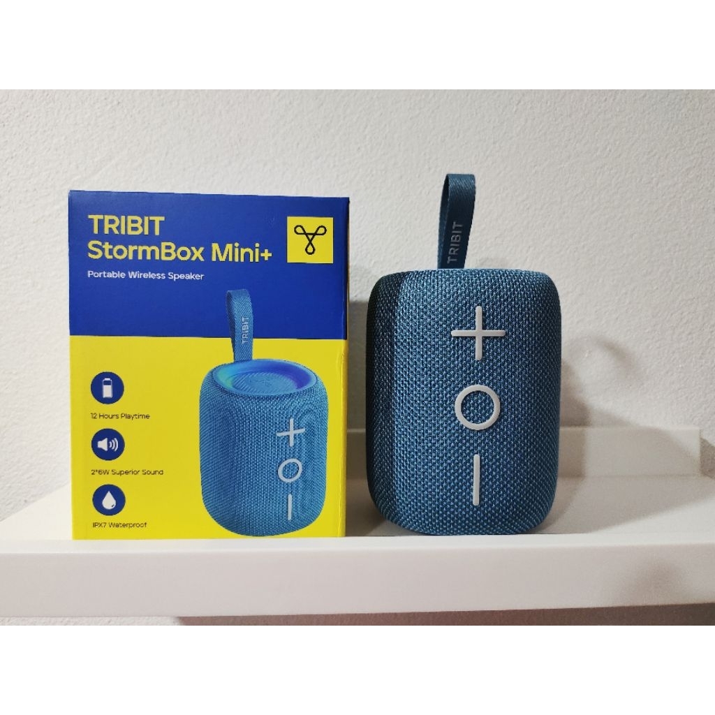 TRIBIT STORMBOX MINI PLUS สีฟ้า ของมือ 2 เครื่องรีวิว มีประกันศูนย์ ถึง ...