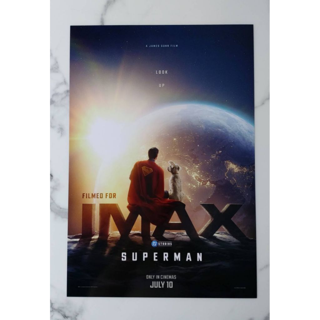 มินิโปสเตอร์🦸 ซุปเปอร์แมน mini poster IMAX Superman จากโรงหนัง IMAX ...