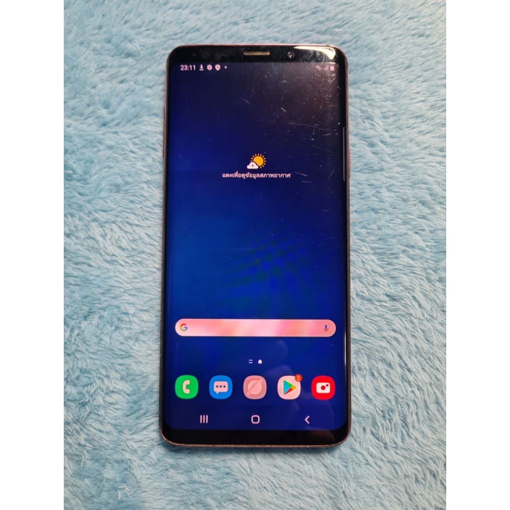 samsung galaxy s9 plus มือสองเครื่องแท้มีตำหนิจอเบิร์นทัชสกรีนได้ทั่วจอ ...