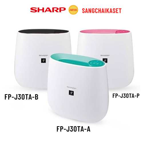 SHARP เครื่องฟอกอากาศ (23 ตร.ม., สีดำ) รุ่น FP-J30TA | Shopee Thailand