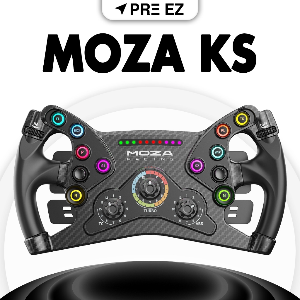 พร้อมส่งจากไทย | Moza KS Steering Wheel สำหรับ Moza R3,R5,R9,R12,R16 ...