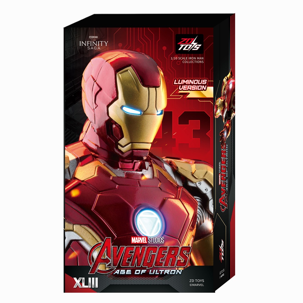 Iron Man Mark43 with Lighting Function (ไอรอนแมน มาร์ค 43 รุ่นมีไฟ)(ZD ...