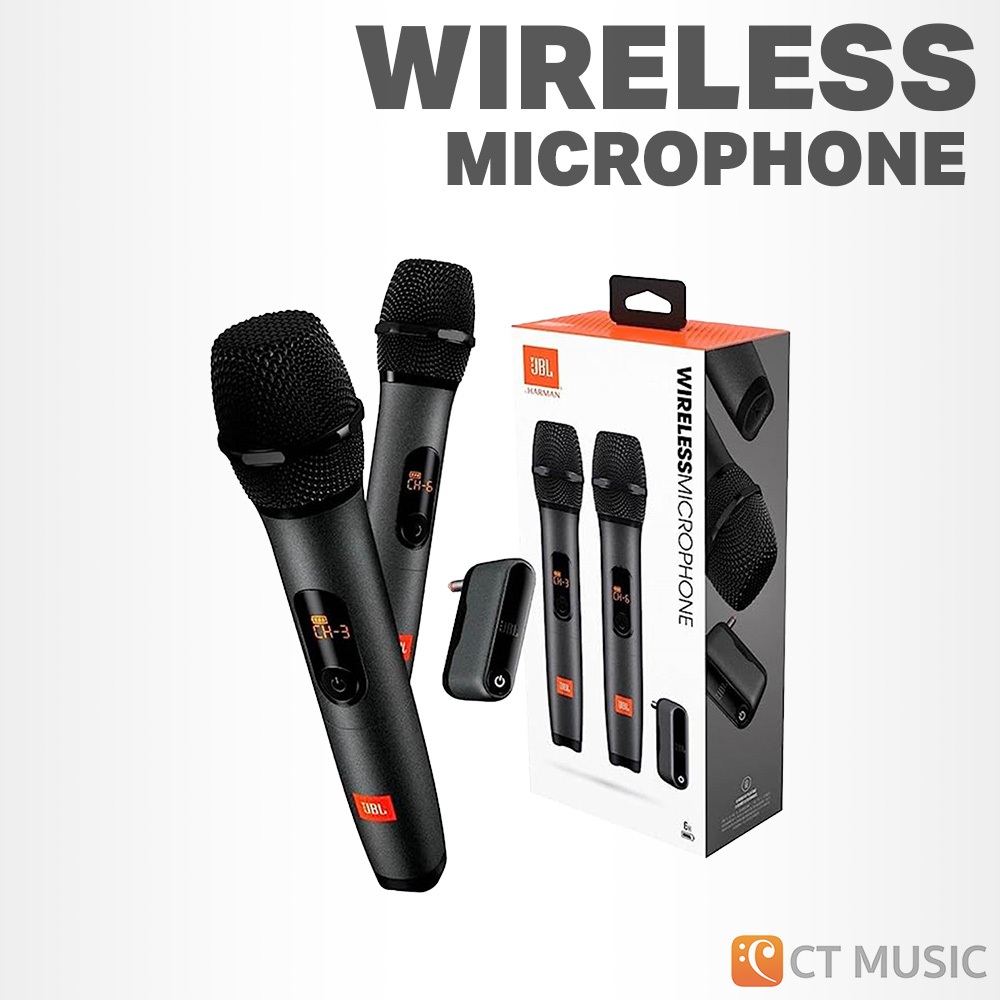 (ส่งด่วนทันที) JBL PARTYBOX Wireless Mic ไมโครโฟนไวร์เลส Wireless Microphone Set Party box ...