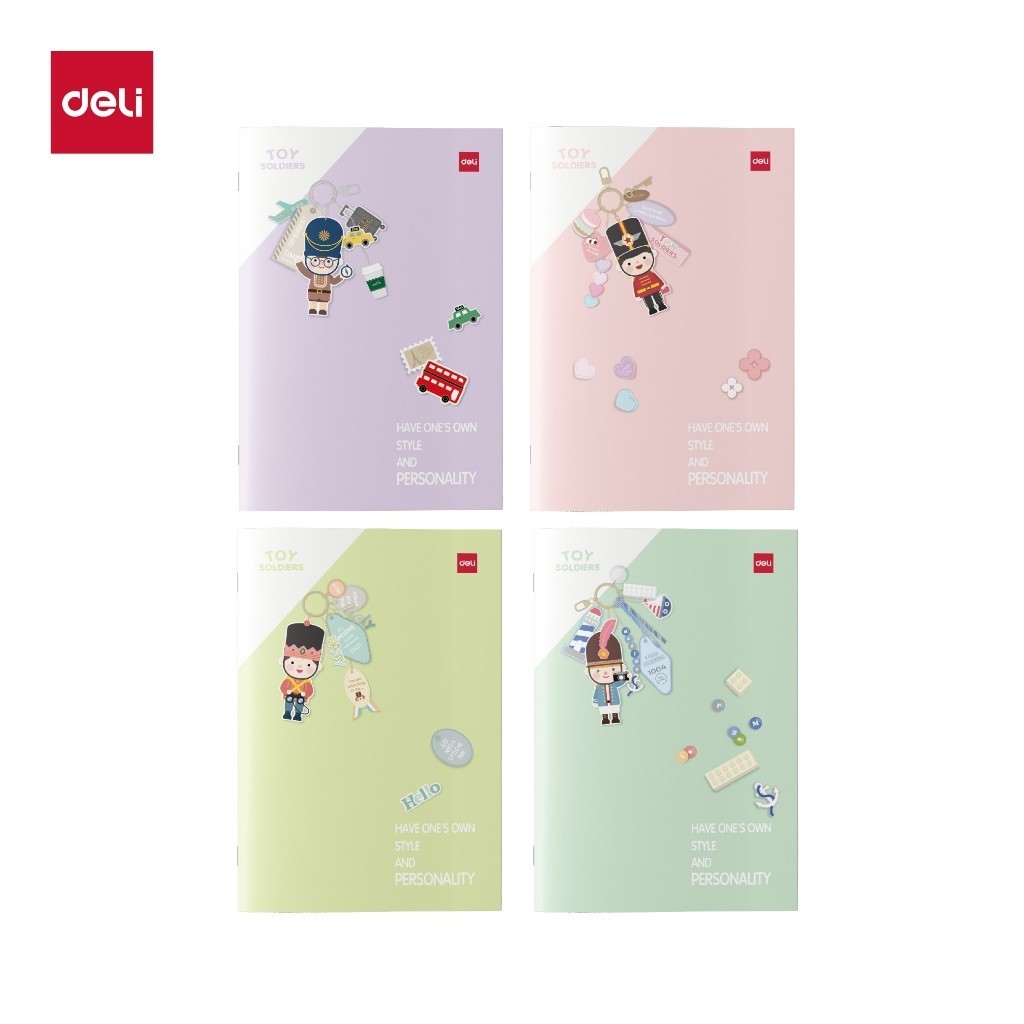 Deli Notebook สมุดไทยจดการบ้าน สำหรับนักเรียน มีเส้น ขนาด A5 จำหน่าย 1 ...