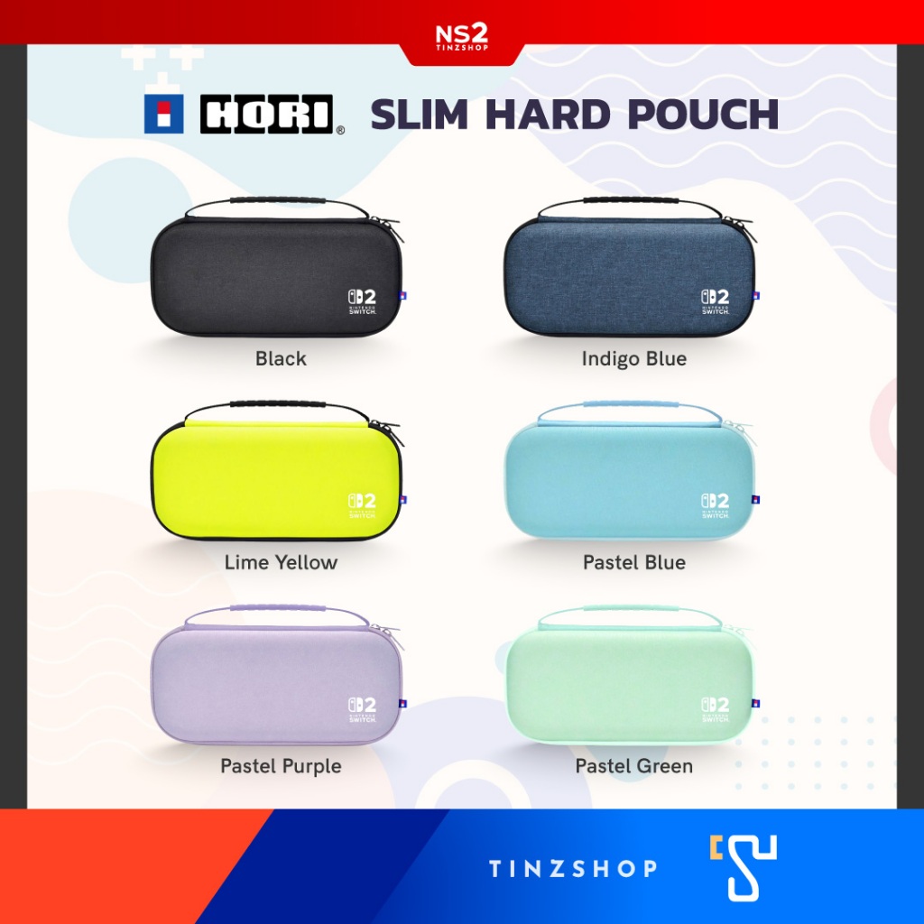 [Switch2] Tinzshop Hori Nintendo Switch 2 EVA Slim Hard Pouch Plus กระเป๋าใส่เครื่อง Switch 2 ...