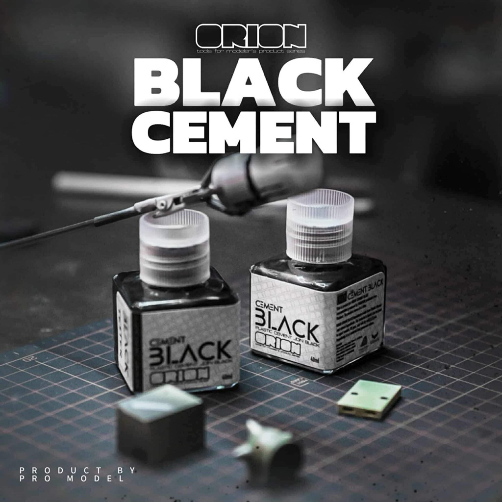 ORION Cement Black กาวเนื้อดำ สำหรับอุดขัด พลาสติกโมเดล ขนาด 40 ml | Shopee Thailand