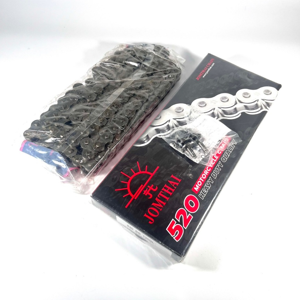 โซ่ดำ(SUN) รุ่นบิ๊ก 520H*120L มีข้อต่อโซ่แบบย้ำและกลิ๊ปล็อค (9120) รหัสสินค้า SUN-9120 | Shopee ...
