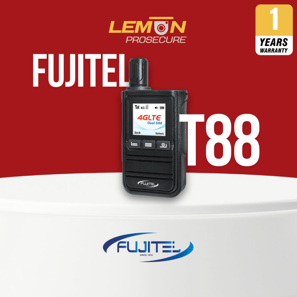 Fujitel T88 วิทยุสื่อสาร 4G LTE | Dual SIM | Free Server | รองรับ Group Call | Shopee Thailand