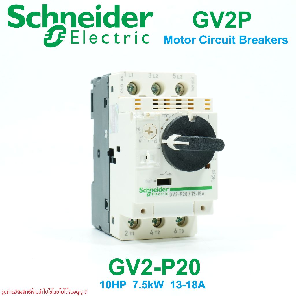GV2P20 Schneider Electric GV2-P20 GV2P Motor Circuit Breakers | Shopee ...