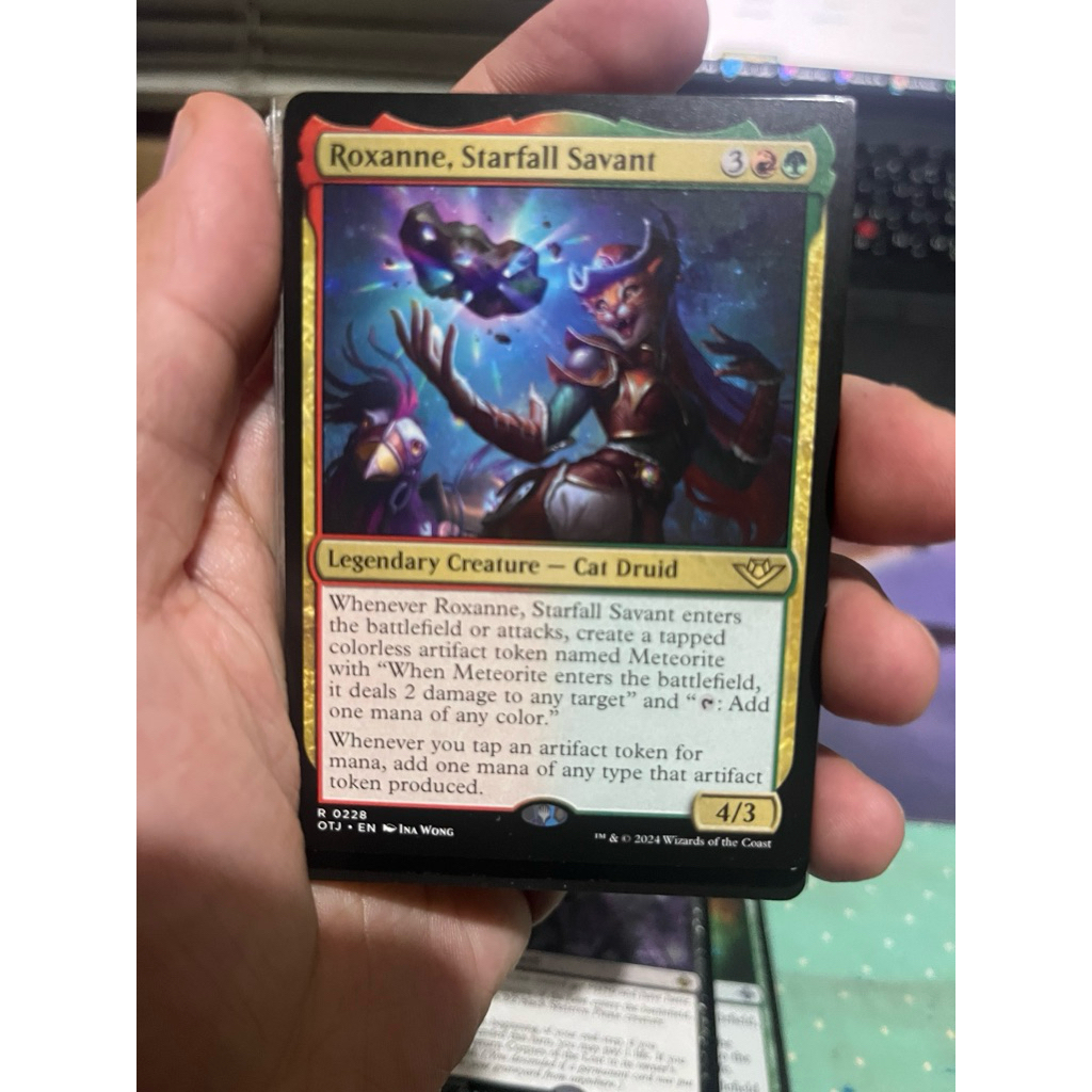 การ์ด MTG Roxanne, Starfall Savant Multi Magic the Gathering EDH รุ่น ...