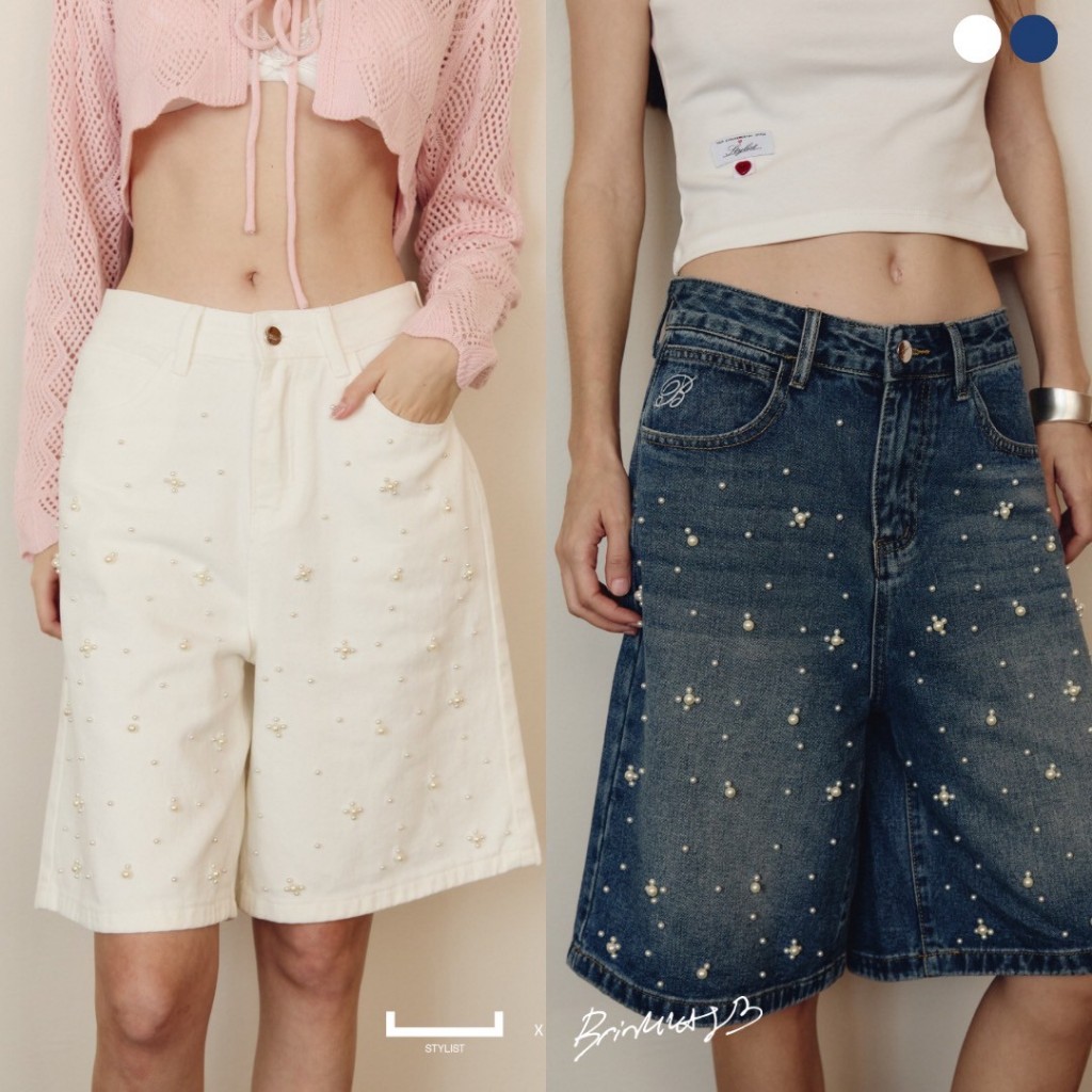 ( Ready to ship ) STYLIST x Brinkkty - Rinae Jeans 002 กางเกงยีนส์สาม ...
