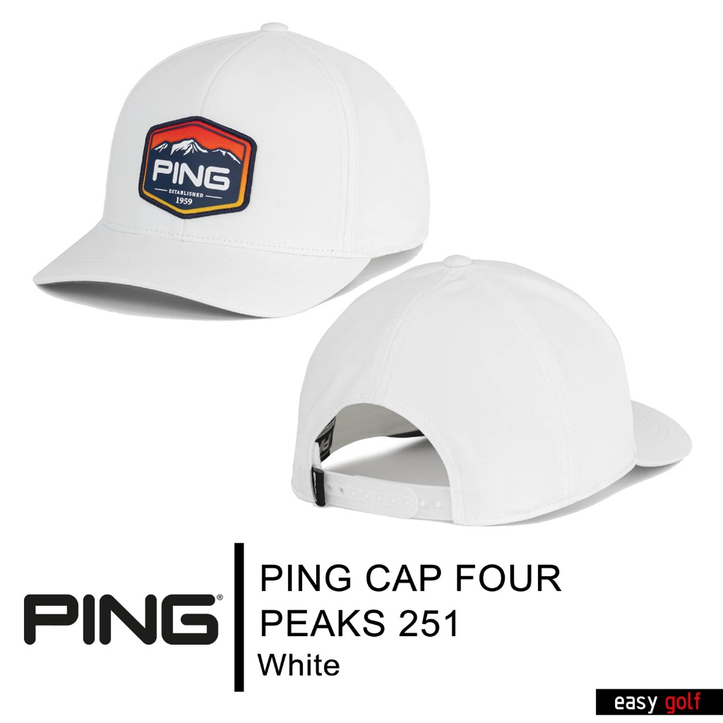 PING CAP FOUR PEAKS 251 PING CAP MEN หมวกกอล์ฟ หมวกกีฬาผู้ชาย | Shopee ...