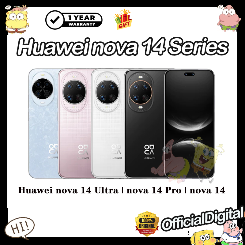 Huawei nova 14 Ultra HUAWEI nova 14 Pro HUAWEI nova 14 HarmonyOS 5.0 5500 mAh 100W Fast Charging ...