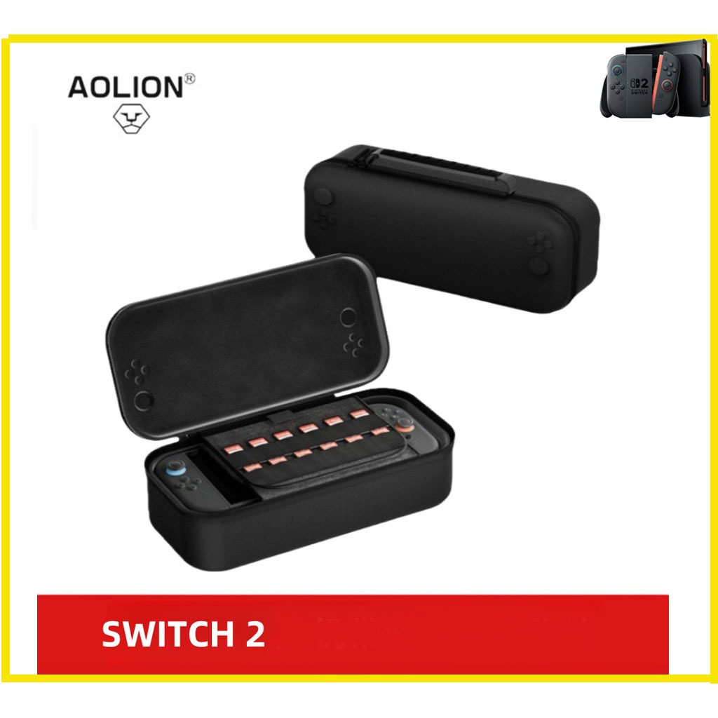 Nintendo Switch 2กระเป๋าเก็บของ EVA สำหรับ Switch 2, กระเป๋าแข็งป้องกันการหล่นสำหรับ Switch2ฝา ...
