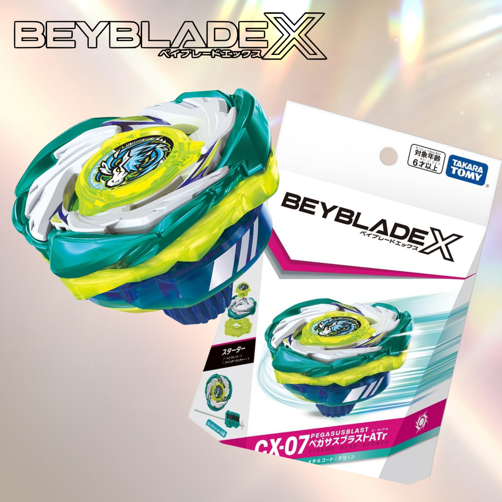 BEYBLADE X เบย์เบลด เอ็กซ์ CX-07 Starter สตาร์ทเตอร์ Pegasus Blast ATr ...