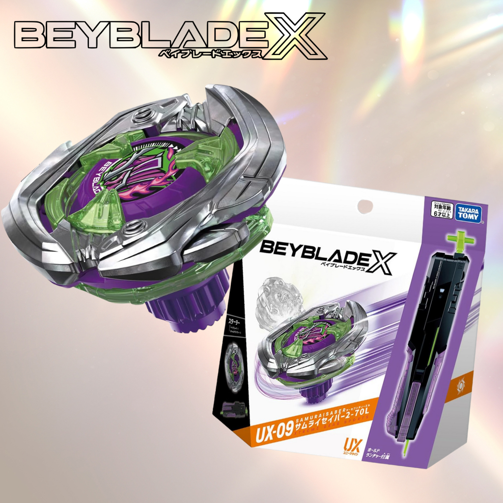 BEYBLADE X UX-09 Starter Samurai Saber 2-70L | Shopee Thailand