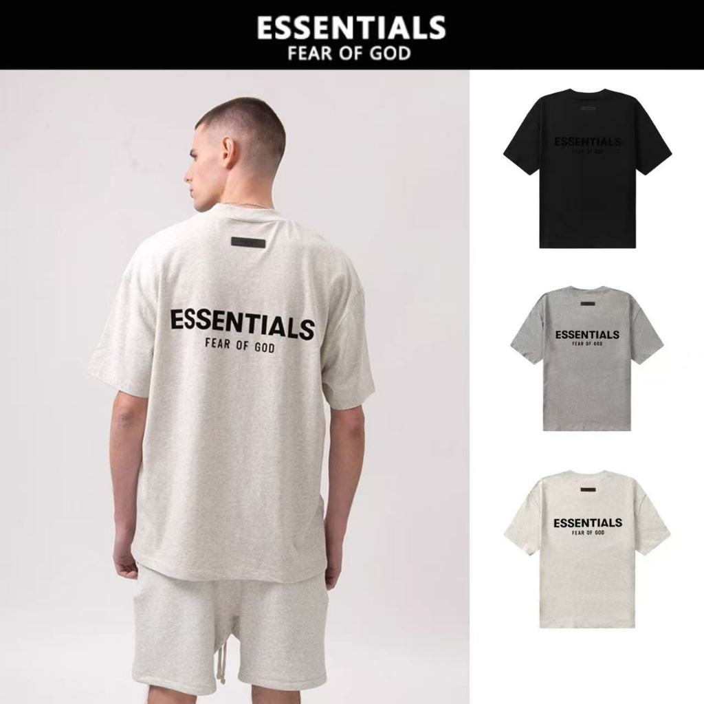 เสื้อยืด Fear of God Essentials FOG T-Shirt ( SS22 ) Light Oatmeal ...