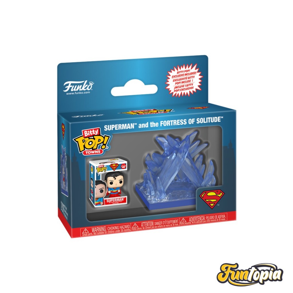 Funko Bitty POP! (85514) - Superman & the Fortress of Solitude Bitty ...