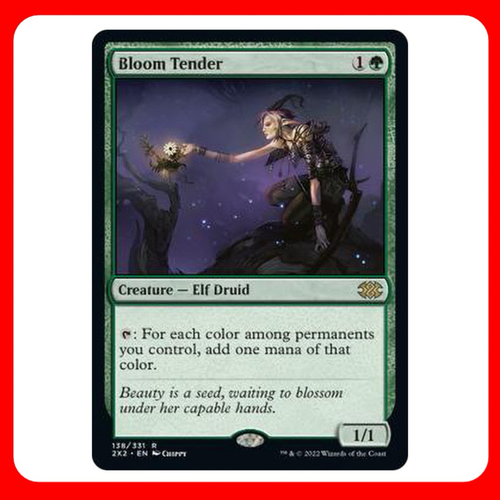 [MTG] Bloom Tender [2X2] [GREEN] [RARE] [NORMAL] [ENG] (การ์ดเมจิค ...