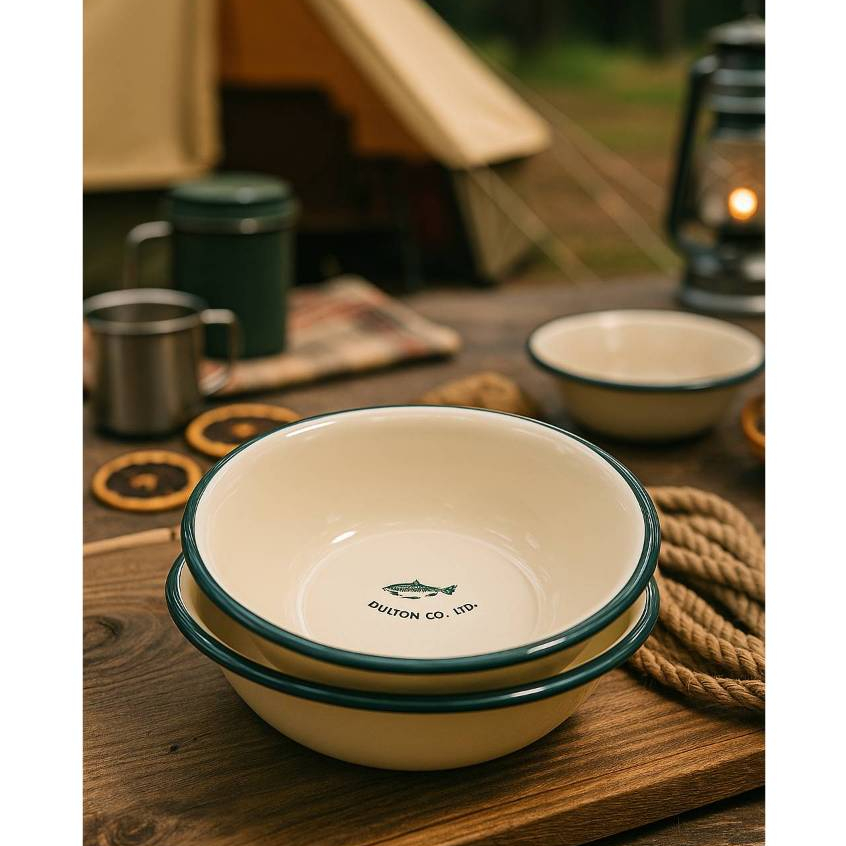 D001 จานลึกเคลือบอีนาเมล DULTON (1กล่อง ได้ 4 ใบ) | Shopee Thailand