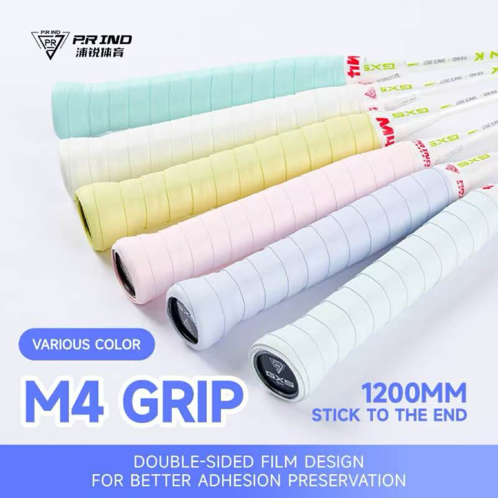 PR.IND M4 OVERGRIP BUY 10 ชิ้น ฟรี 1 ชิ้น . เชคการ์ดกาวและ M4 BADMINTON ...