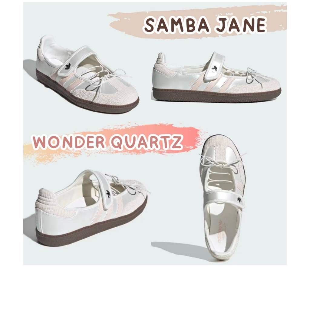 (พร้อมส่ง /รอจัดส่ง 1-2 วัน ของแท้ 100%) 🇹🇭 ADIDAS SAMBA MARY JANE ...