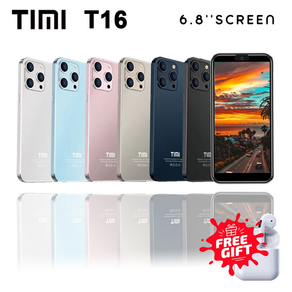 TIMI T16 (6+128GB) โทรศัพท์มือถือ Android13 หน้าจอ 6.8 นิ้ว แบต5500mAh กล้อง13MP ประกันศูนย์ไทย ...
