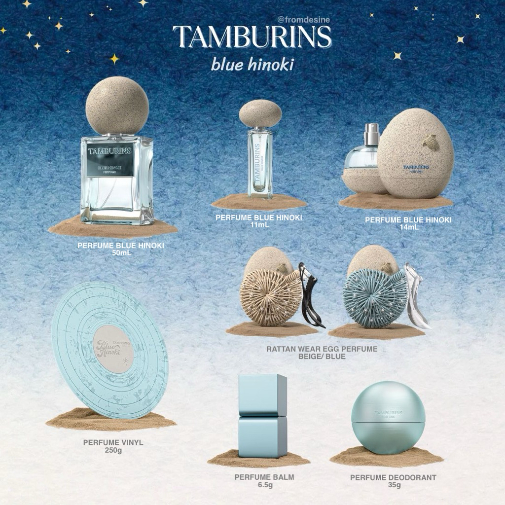 [ PRE-ORDER ] TAMBURINS X BYEON WOO SEOK BLUE HINOKI PERFUME | Shopee ...