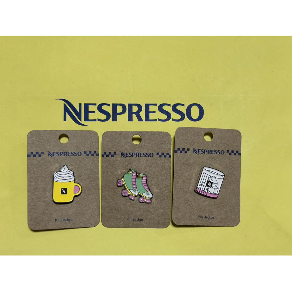 พร้อมส่ง!! Pin Badge Limited summer 2025 from Nespresso เข็มกลัดเสื้อ ...