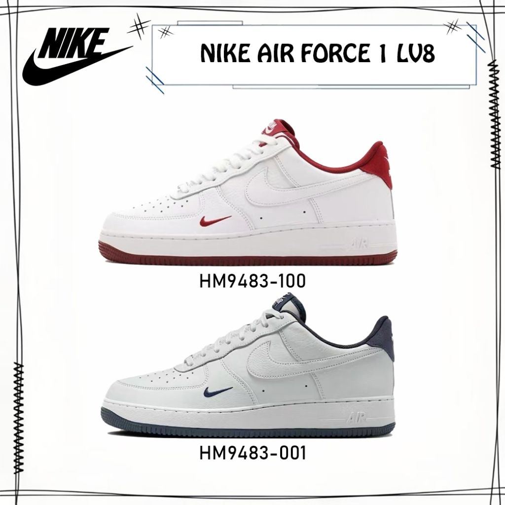 รองเท้า Nike Air Force 1 Lv8 รองเท้าเอนกประสงค์สวมใส่สบาย【HM9483-001 ...