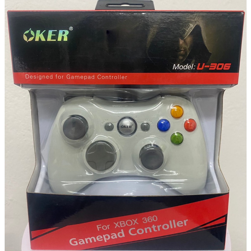 จอย PC CONTROLLER OKER XBOX U-306 | Shopee Thailand