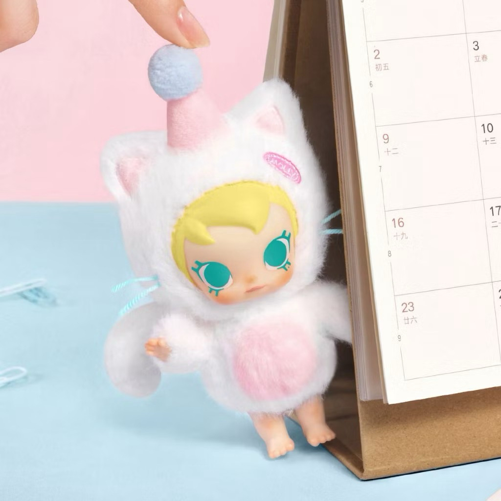 พวงกุญแจ popmart baby molly keychain (สีขาว) | Shopee Thailand