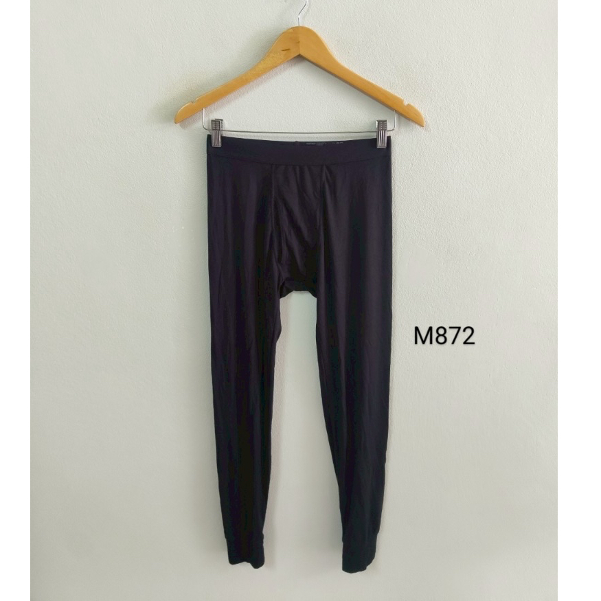 M(ช) Heattech รุ่นใหม่ (M872) แบรนด์ uniqlo ยูนิโคล่ กางเกงลองจอน ชาย | Shopee Thailand