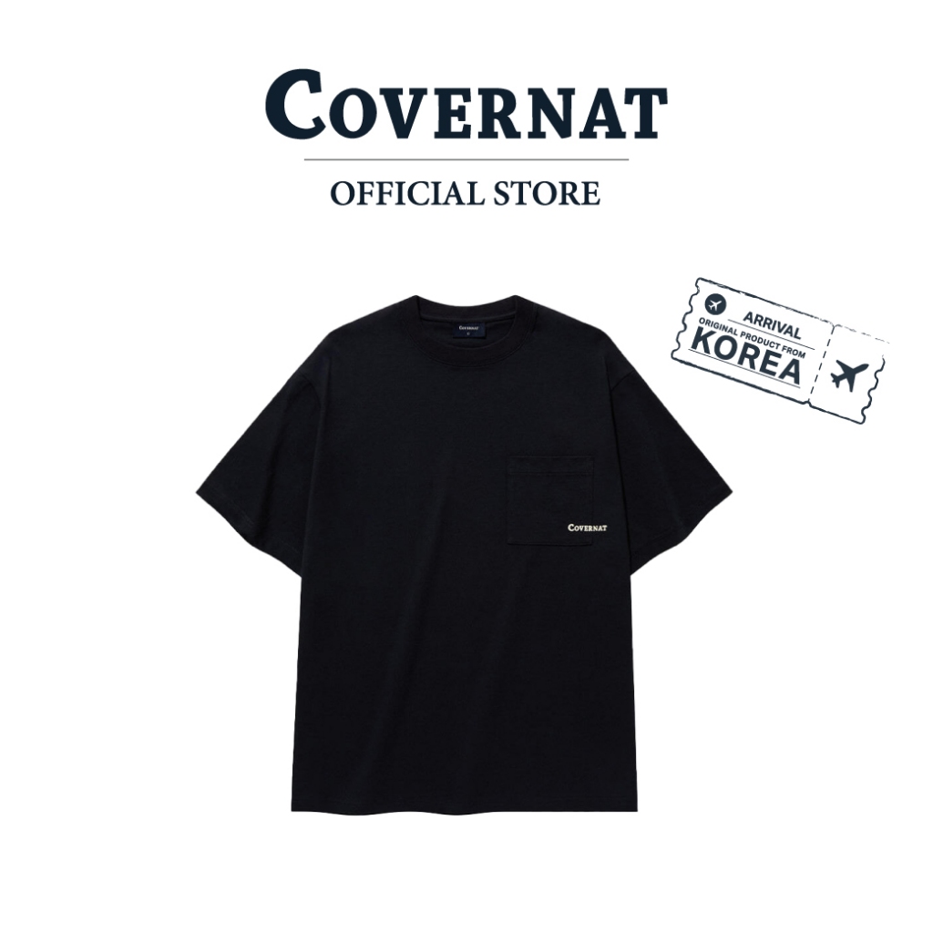 COVERNAT เสื้อยืด รุ่น Basic Pocket T-Shirt Navy (70021SBPSSU_U5NAXX) | Shopee Thailand