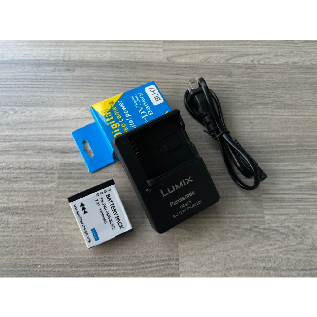 แบตเตอรี่ DMW-BLH7E & แท่นชาร์จ DE-A98 กล้อง Panasonic Lumix GF7 GF8 GF9 GF10 S6 ZS80 LX9 LX15 ...