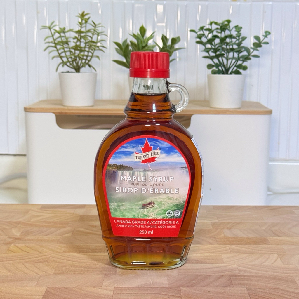 TURKEY HILL Maple Syrup 250ml - LEONE NIAGARA AMBER เมเปิ้ลไซรัปขวดแก้ว ...
