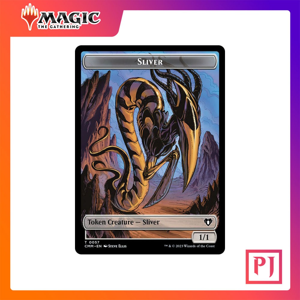 [MTG] Sliver Token // Copy Token [CMM] [TOKEN] [COMMON] [NORMAL] [ENG ...