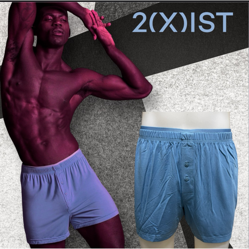 กางเกงในชาย 2(X)IST Boxer สีฟ้า size S ผ้าโมดาล | Shopee Thailand