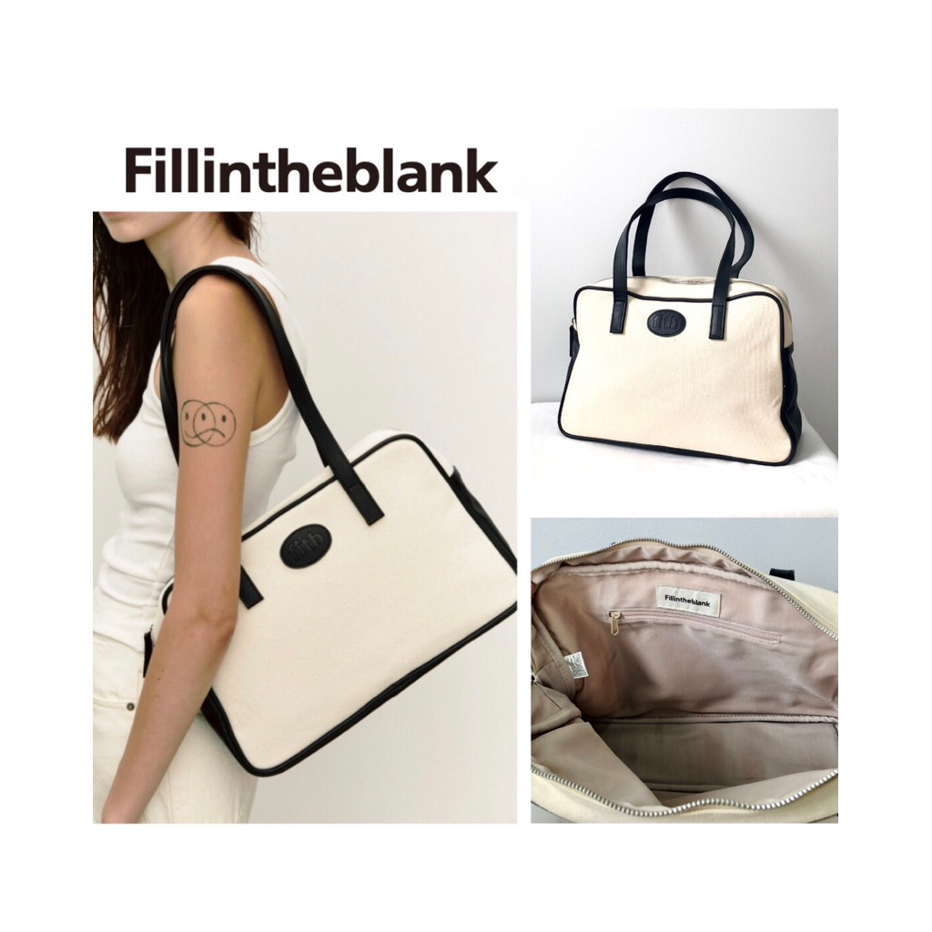 FILLINTHEBLANK ( Fitb ) Canvas Bag มือสองของแท้ 💯 | Shopee Thailand