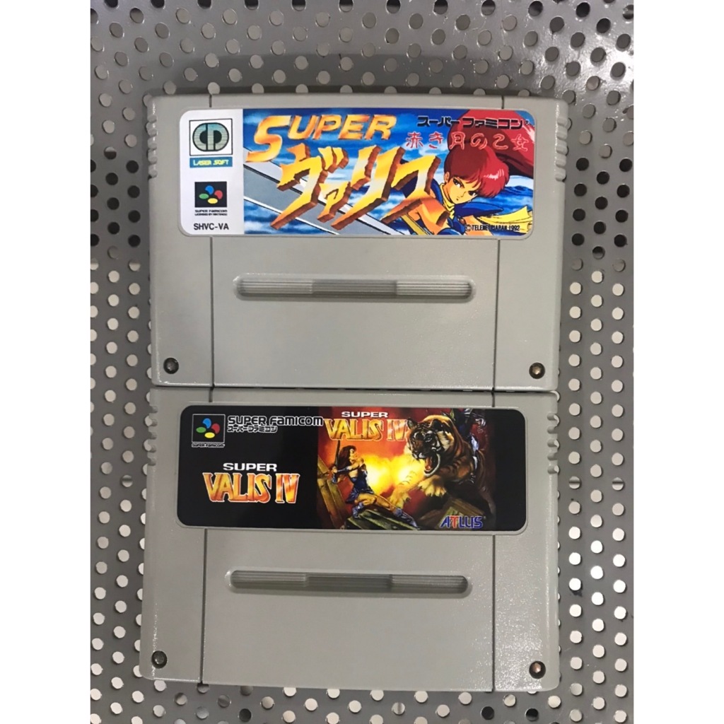 ตลับ SFC Super Valis-Akaki Tsuki no Otome(Super Valis IV) ตลับทำใหม่ ใช้งานได้ปกติ (ตลับ SFC ...