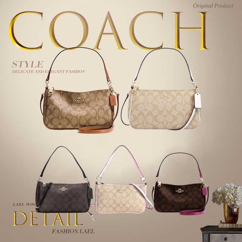 coach กระเป๋าผู้หญิง Classic Underarm Bag กระเป๋าสะพายข้าง กระเป๋าถือ ...